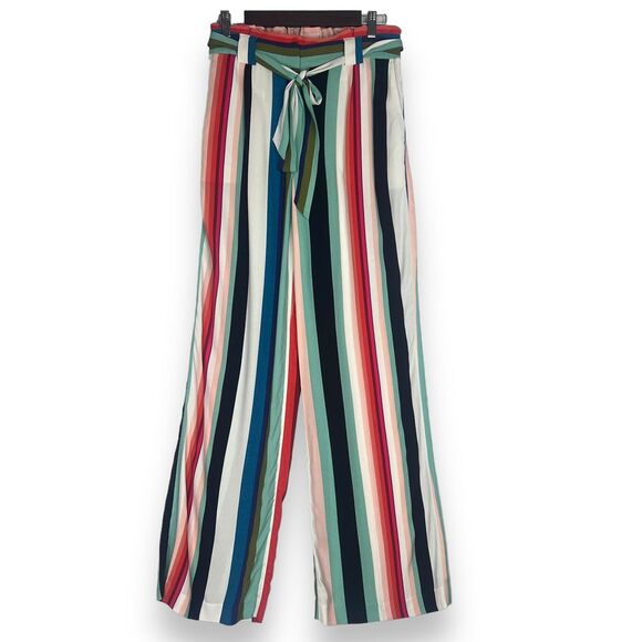 Express | Pants & Jumpsuits | Express Pants Wide Leg High Rise Rainbow ...